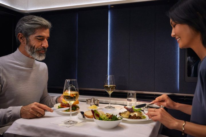 Menüs in der First Class | Lufthansa